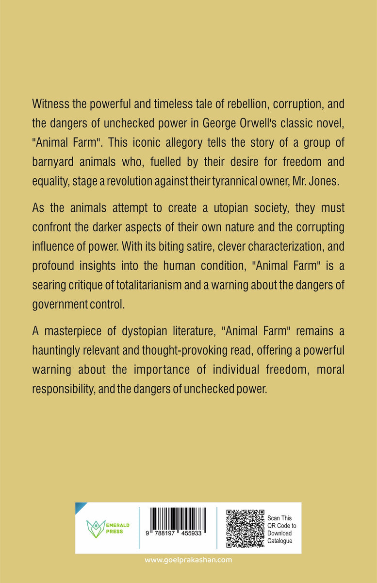 The Animal Farm (English) – Goel Prakashan