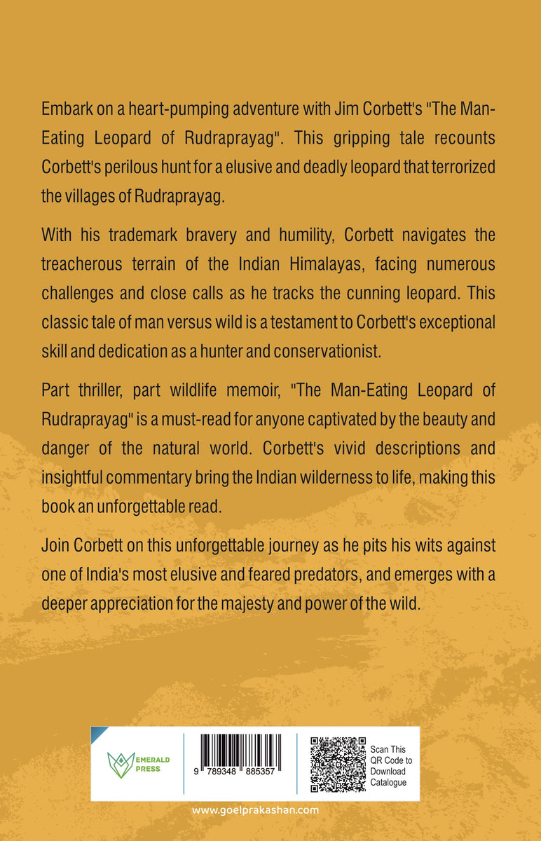 The Man Eating Leopards of Rudraprayag – Goel Prakashan